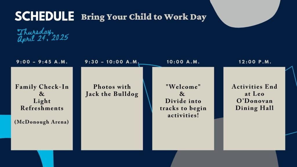 Bring Your Child To Work Day | Human Resources | Georgetown University